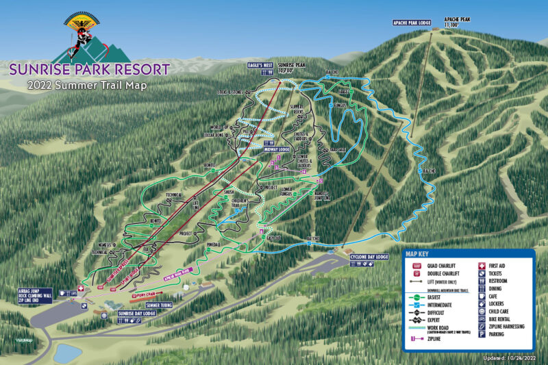 Map and Camera - Sunrise Park Resort